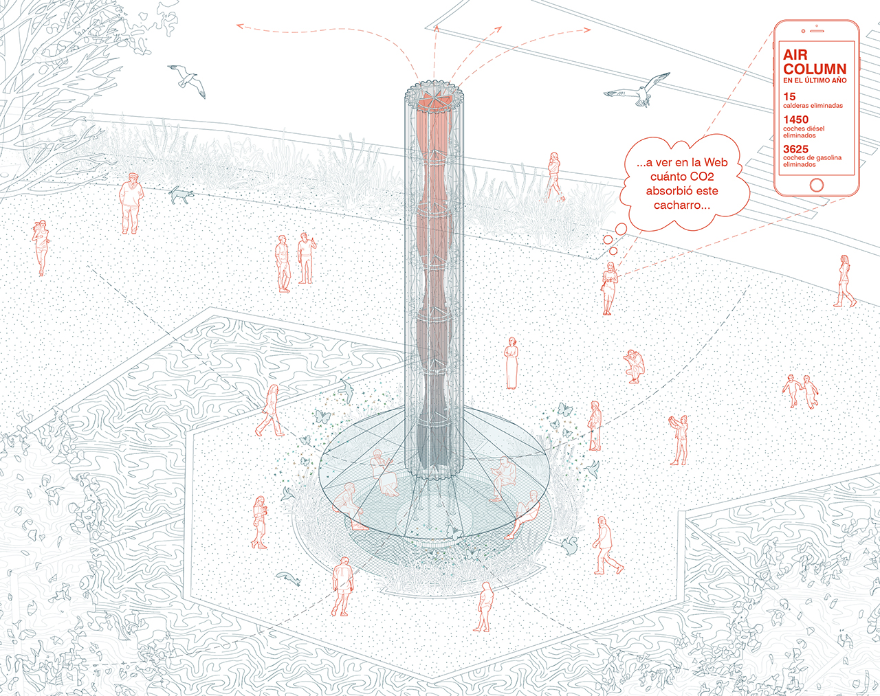 Air Column – Concéntrico